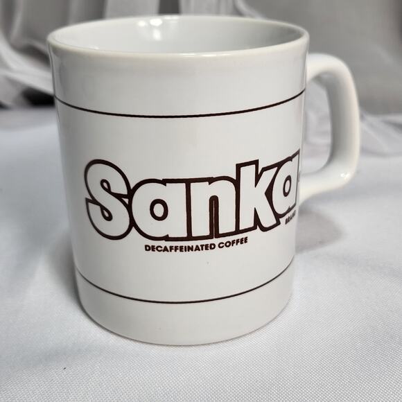 Sanka | Other | Vintage Sanka Decaffeinated Coffee Advertising Oz Ceramic Mug Cup | Poshmark